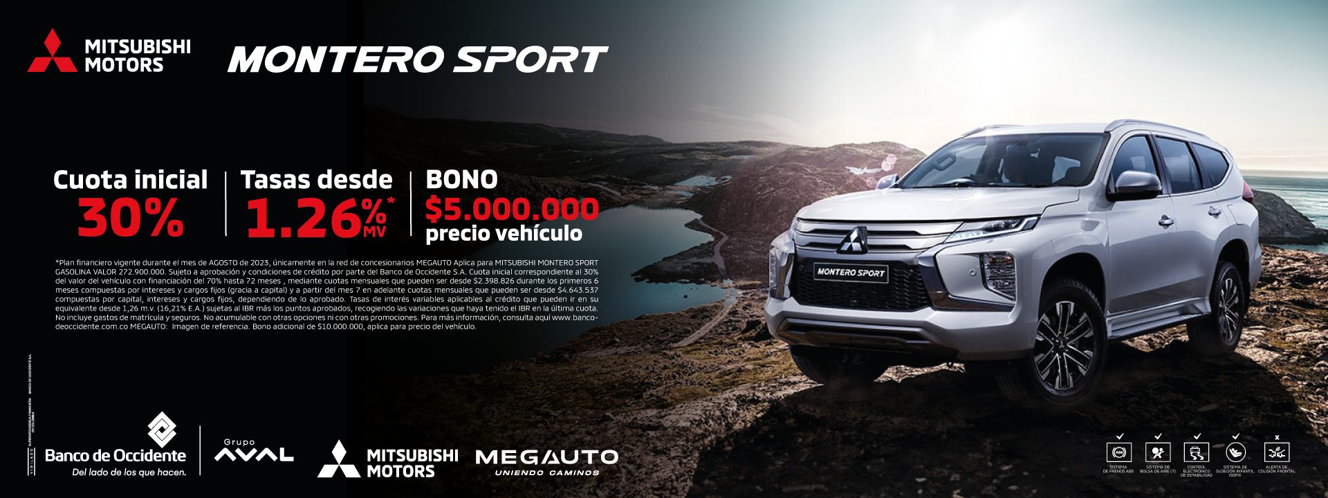 Mitsubishi Montero Sport - Características - Megauto Antioquia