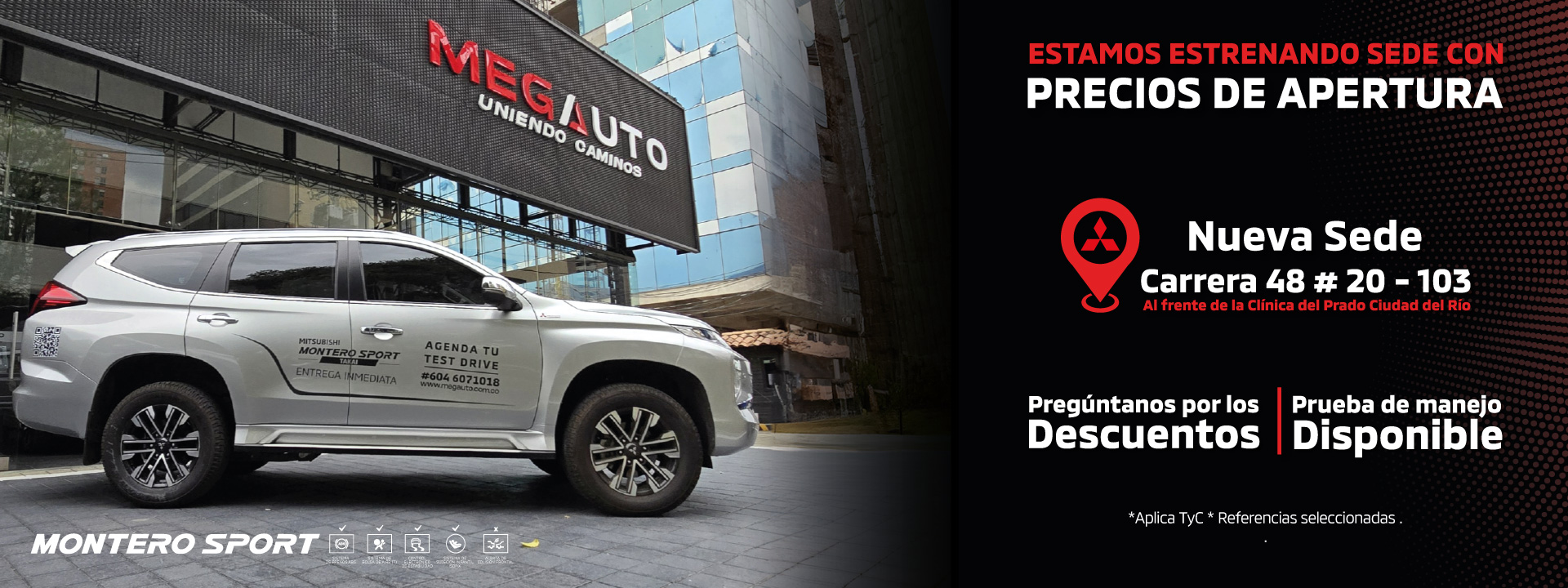 Mitsubishi Montero Sport - Características - Megauto Antioquia