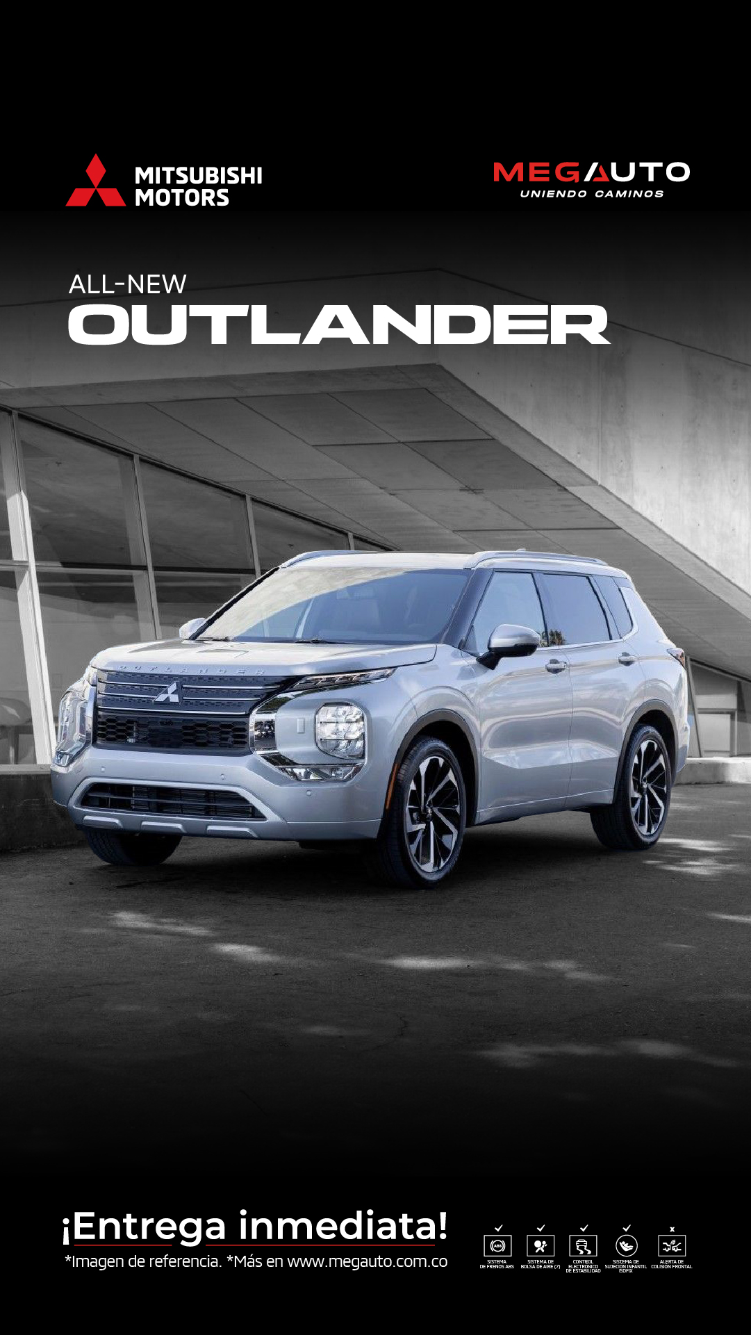 Mitsubishi New Outlander - Características - Megauto