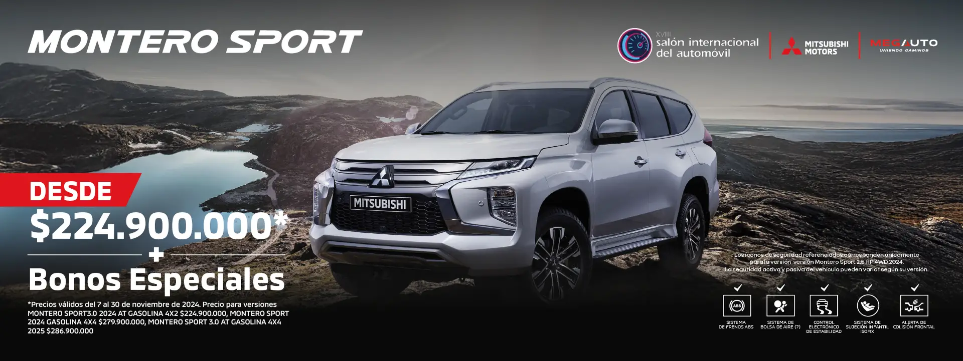 Mitsubishi Montero Sport - Características - Megauto Antioquia